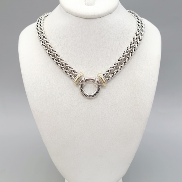 David Yurman | Jewelry | David Yurman Double Wheat Chain Donut Necklace ...